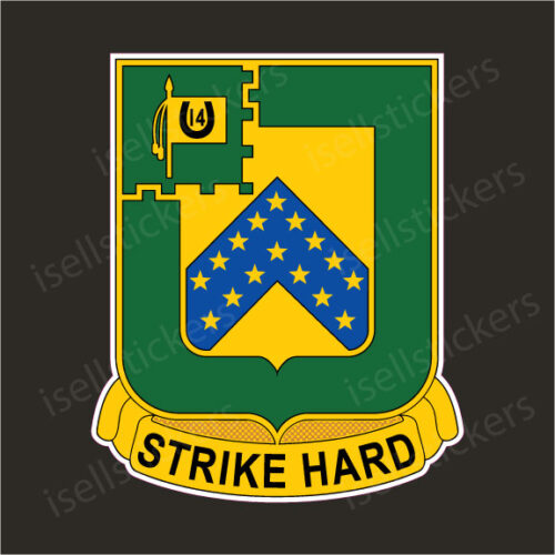 16th Cavalry Regiment DUI Army Bumper Sticker Vinyl Window Decal