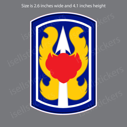 199th Infantry Brigade Ft Benning Army Bumper Sticker Window Decal