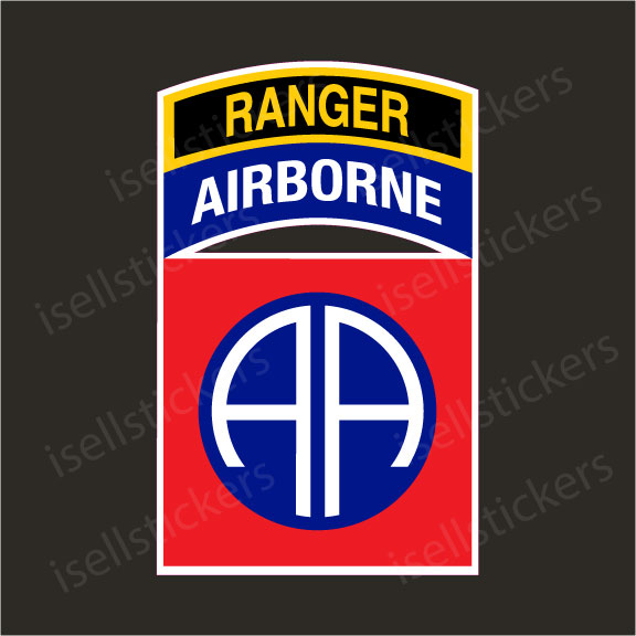 82nd Airborne Ranger Division Army Infantry Fort Bragg Sticker Decal