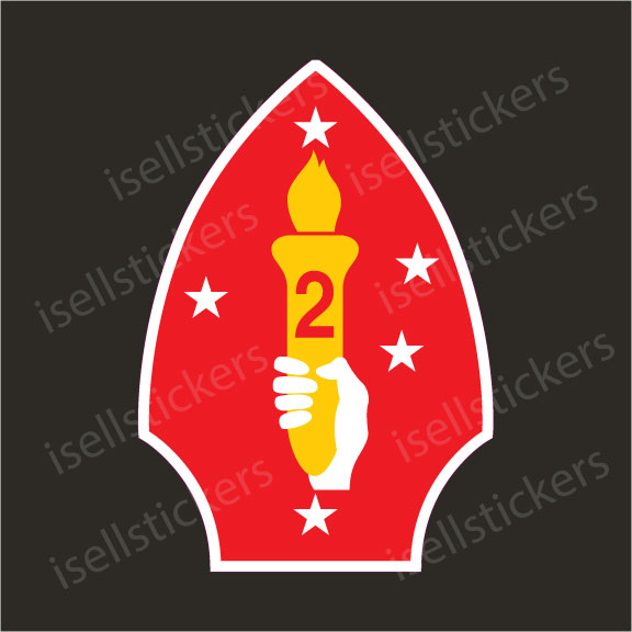 2nd Marine Division 2d MARDIV Bumper Sticker Vinyl Window Decal
