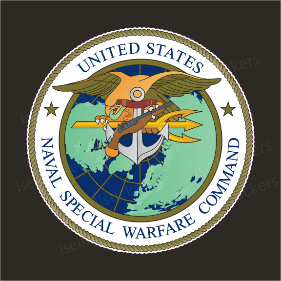 US Navy Naval Special Warfare Command Bumper Sticker Vinyl Window Decal ...