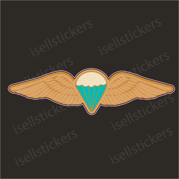 South African Parachute Wings Army Vinyl Bumper Sticker Window Decal ...