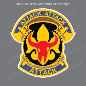 34th Infantry Division Red Bull Army ID Military Bumper Sticker Window ...