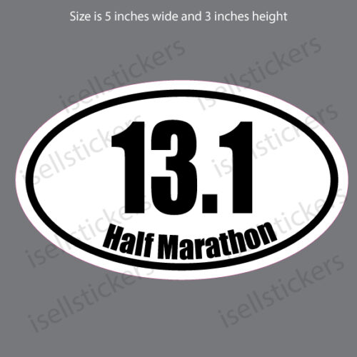 Marathon 26.2 Miles Run Race Running Sticker Window Decal