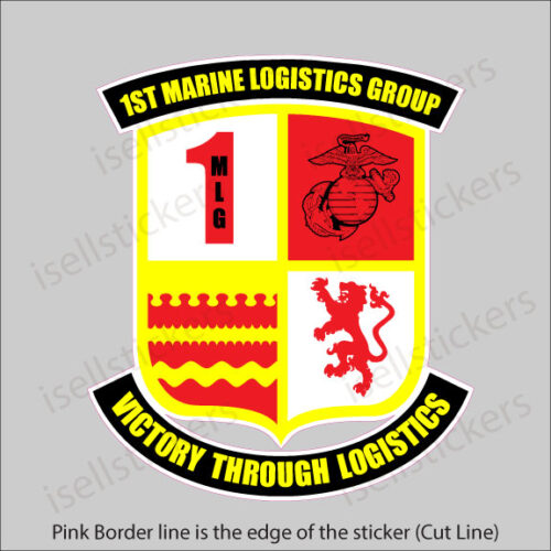 1st Marine Logistics Group Victory USMC Bumper Sticker Window Decal - I ...
