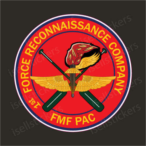 1st Force Recon FMF PAC Fleet Marine Sticker Window Decal